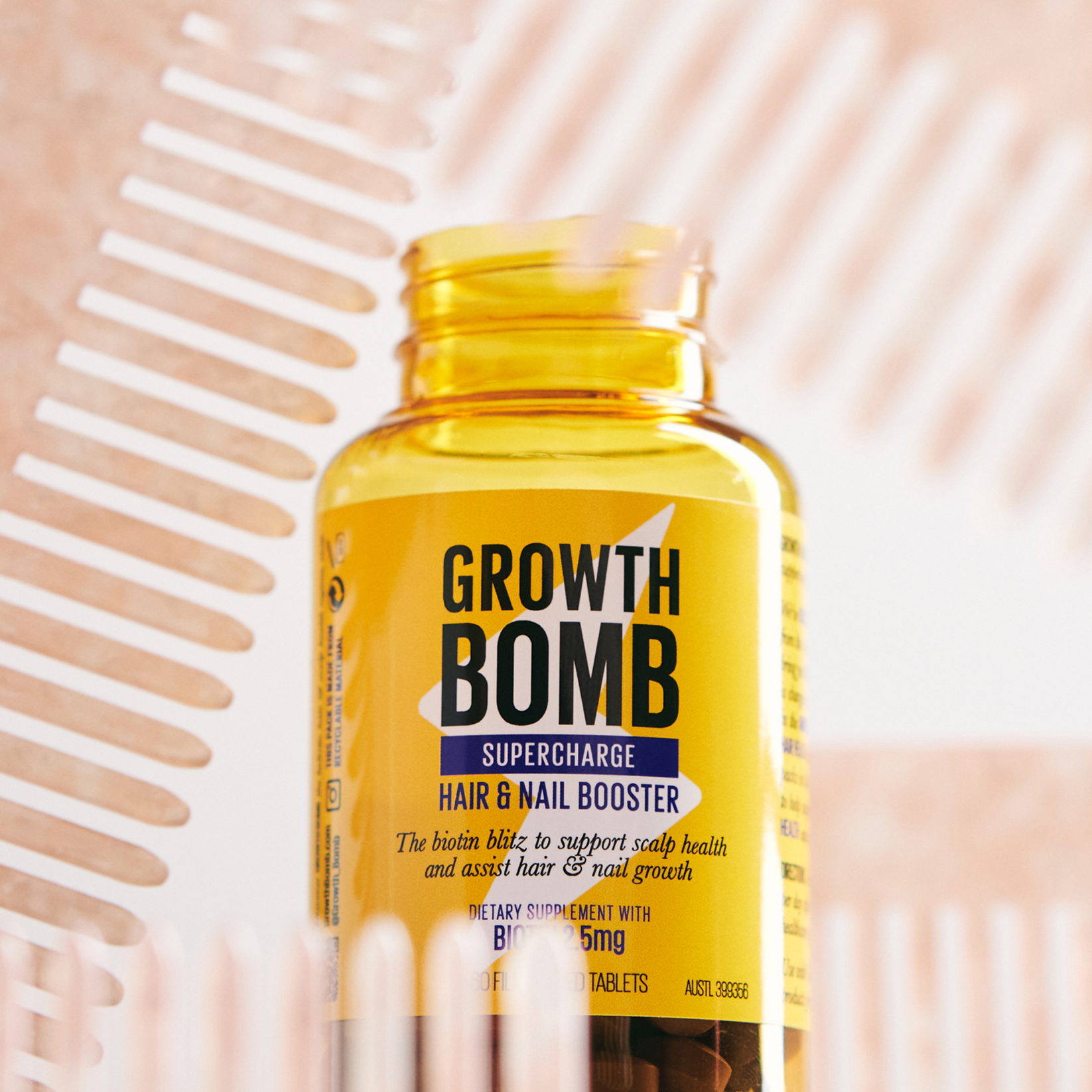 Hair & Nail Booster Supplement – Growth Bomb