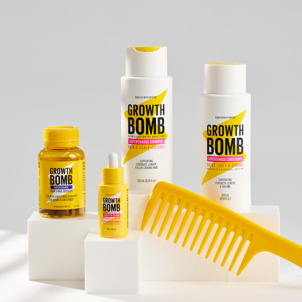 Hair Growth Support Kit - Fuller, Healthier Hair – Growth Bomb