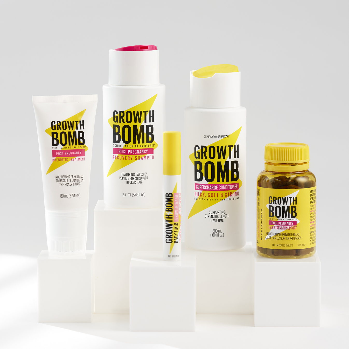 Post Pregnancy Support Kit - Hair Strength, Recovery & Care – Growth Bomb